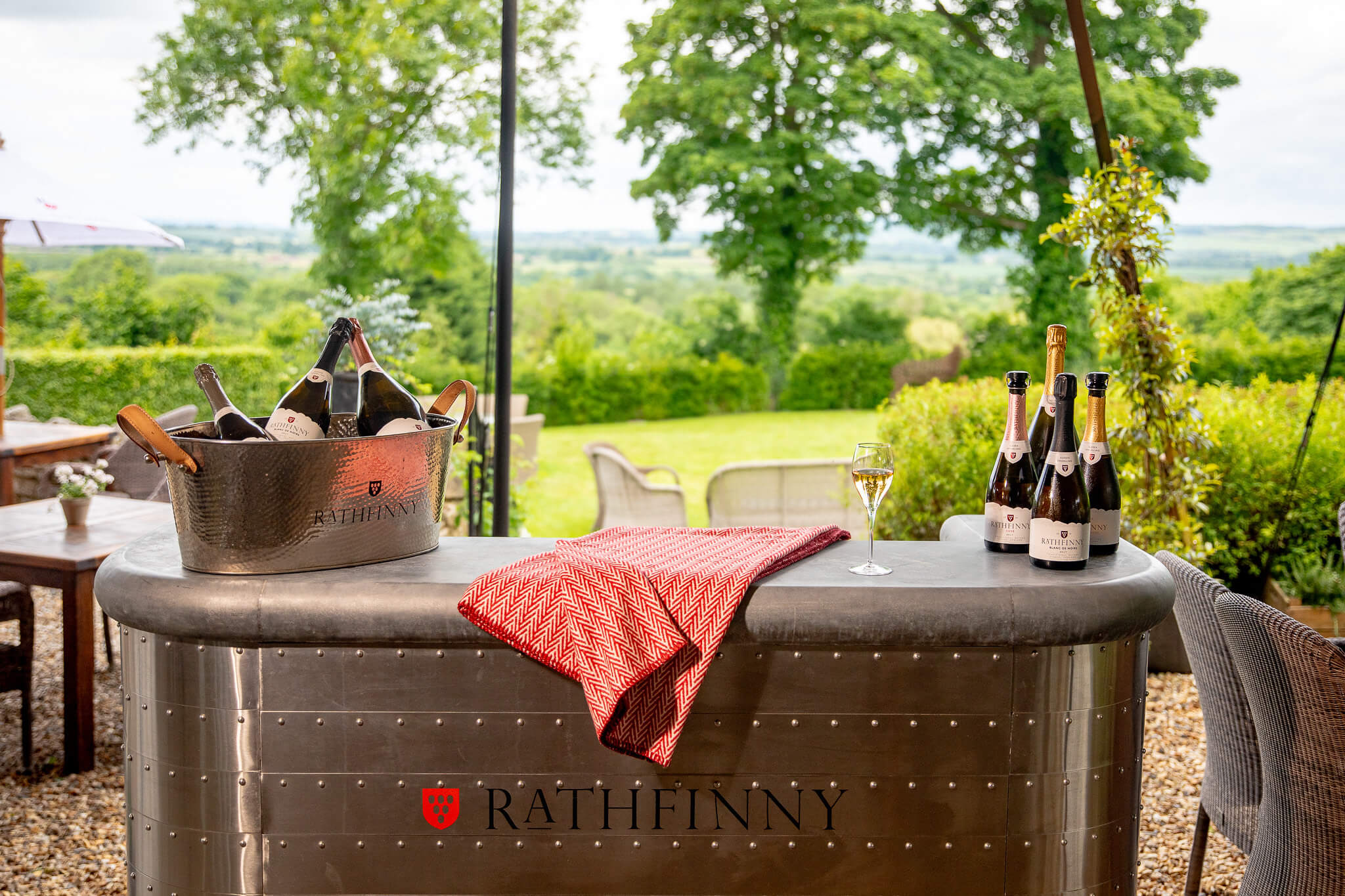 The Rathfinny Terrace at The Feathered Nest